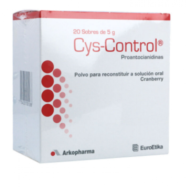 Cys-Control Polvo para reconstituir a solución oral Caja X 20 Sobres (5 Gr)